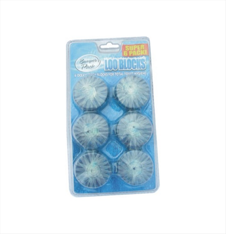 Blue Loo Channel Blocks 6 pack | Cleaning Supplies